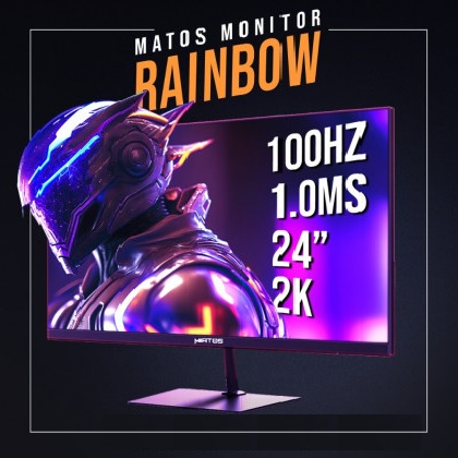 Gaming Setif - MONITEUR MATOS MSG24K RAINBOW 100HZ IPS 24 POUCE QHD 2K