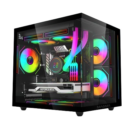 Gaming Setif - CASE MAGMA V900 5FANS ARGB BLACK