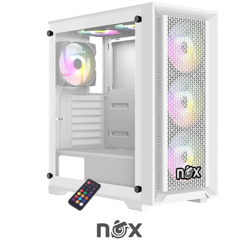 Gaming Setif - CASE NOX SPECTRUM 4FAN ARGB WHITE