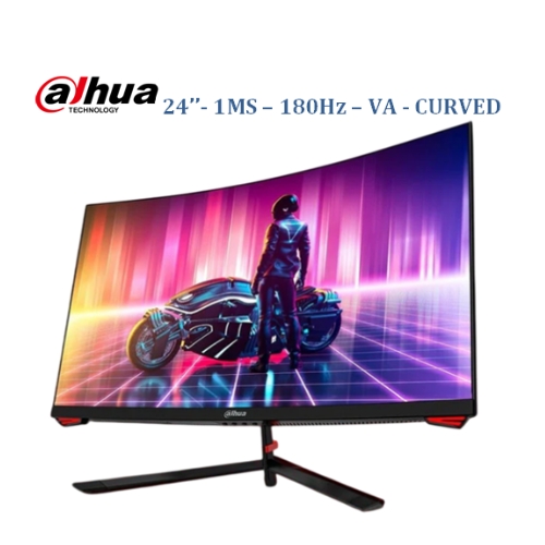 Gaming Setif - MONITEUR DAHUA DHI-LM24-E230C 180HZ VA CURVED 24 POUCE FHD