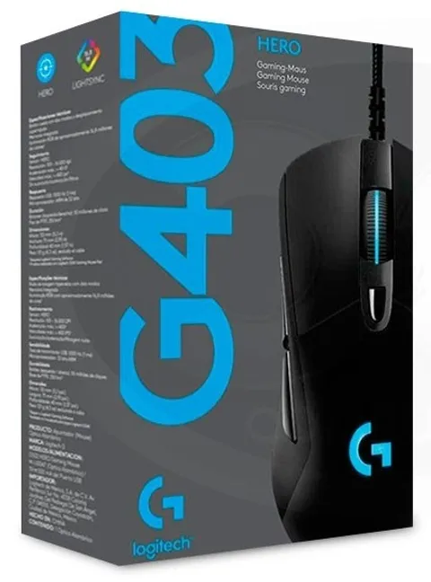 Gaming Setif - MOUSE GAMING LOGITECH G403 HERO